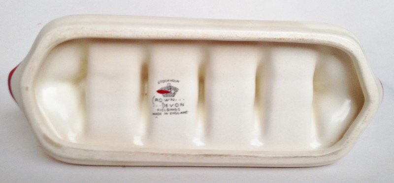 Nivag Collectables: Crown Devon - Stockholm: Red Stag Toast Rack