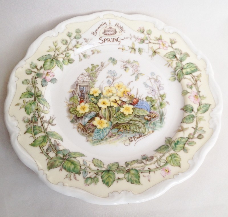 Nivag Collectables: Royal Doulton - Brambly Hedge: Spring Wall Plate ...