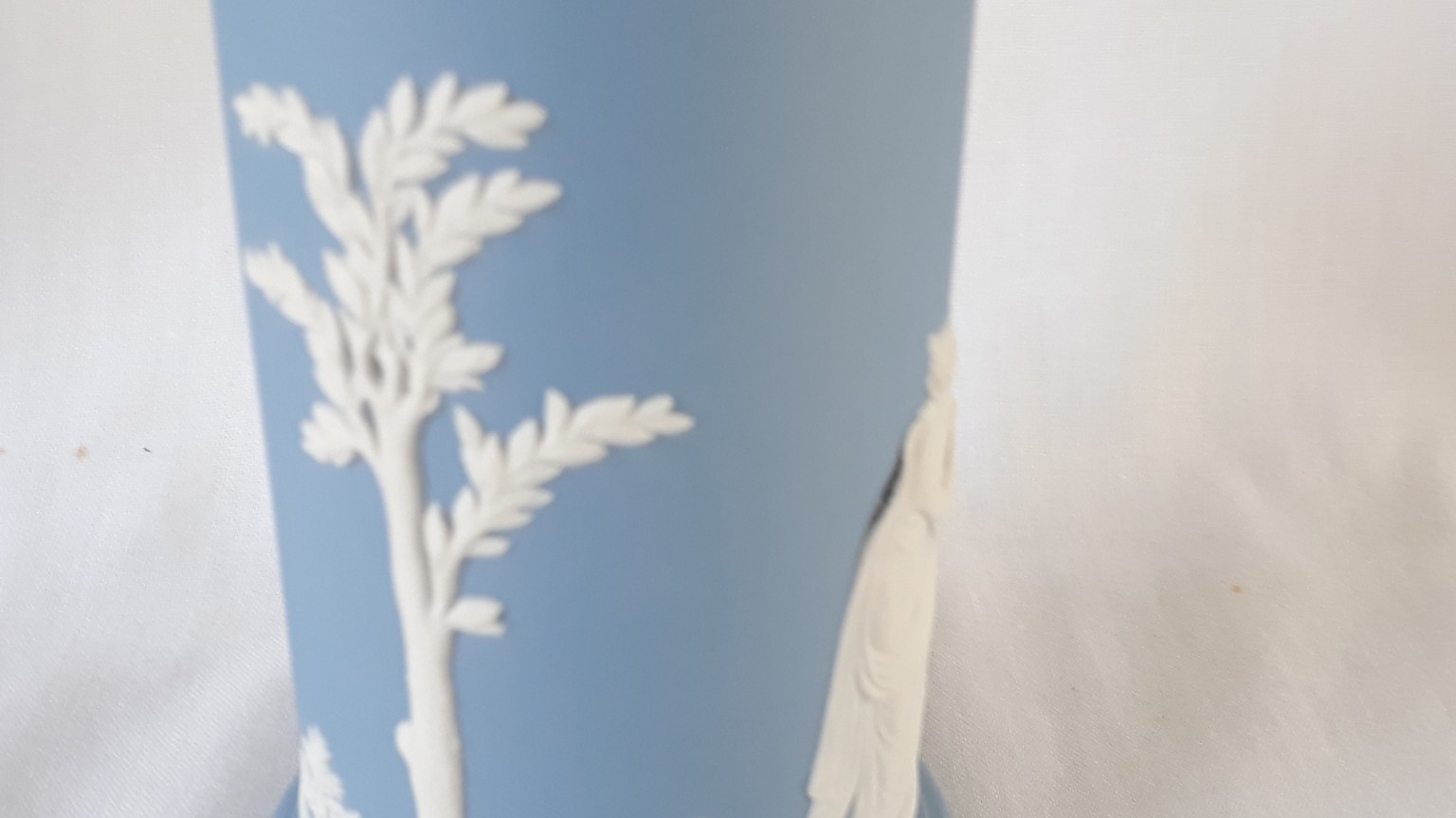 Nivag Collectables: Wedgwood - Blue Jasperware: Spill Vase